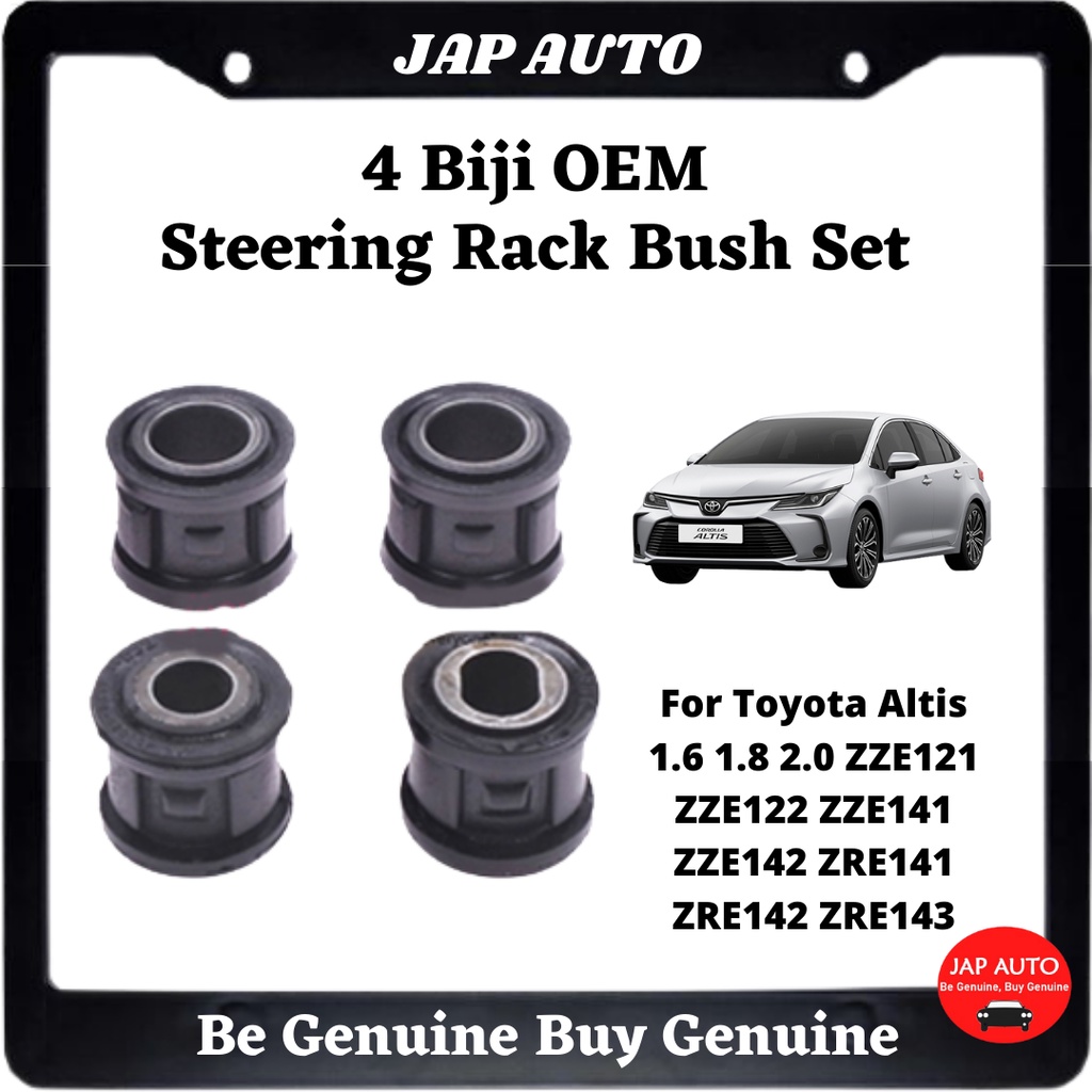 Steering Rack Bush Set OEM 4 Biji - Toyota Altis 1.6 1.8 2.0 ZZE121 ...
