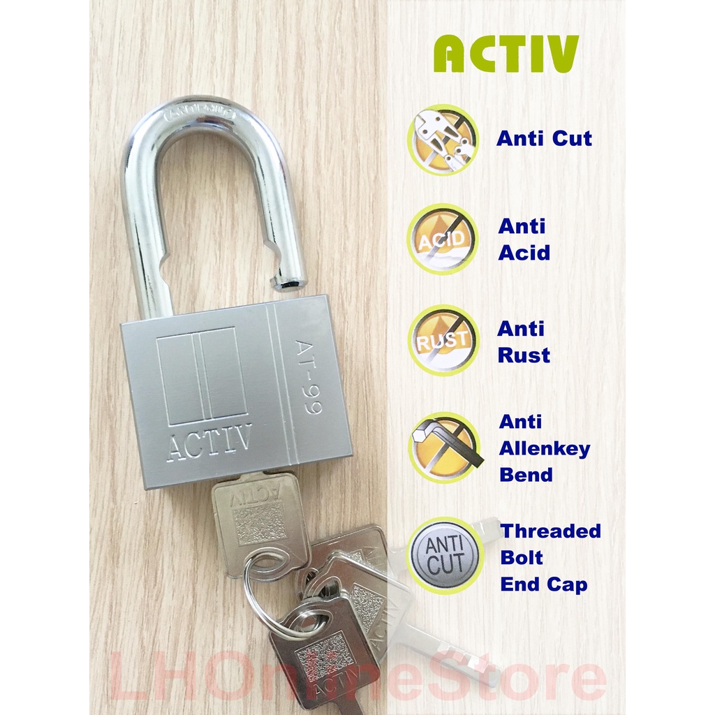 (40mm & 50mm) Activ-Anti Cut Padlock/ Door Lock/ Professional Lock/ Top ...