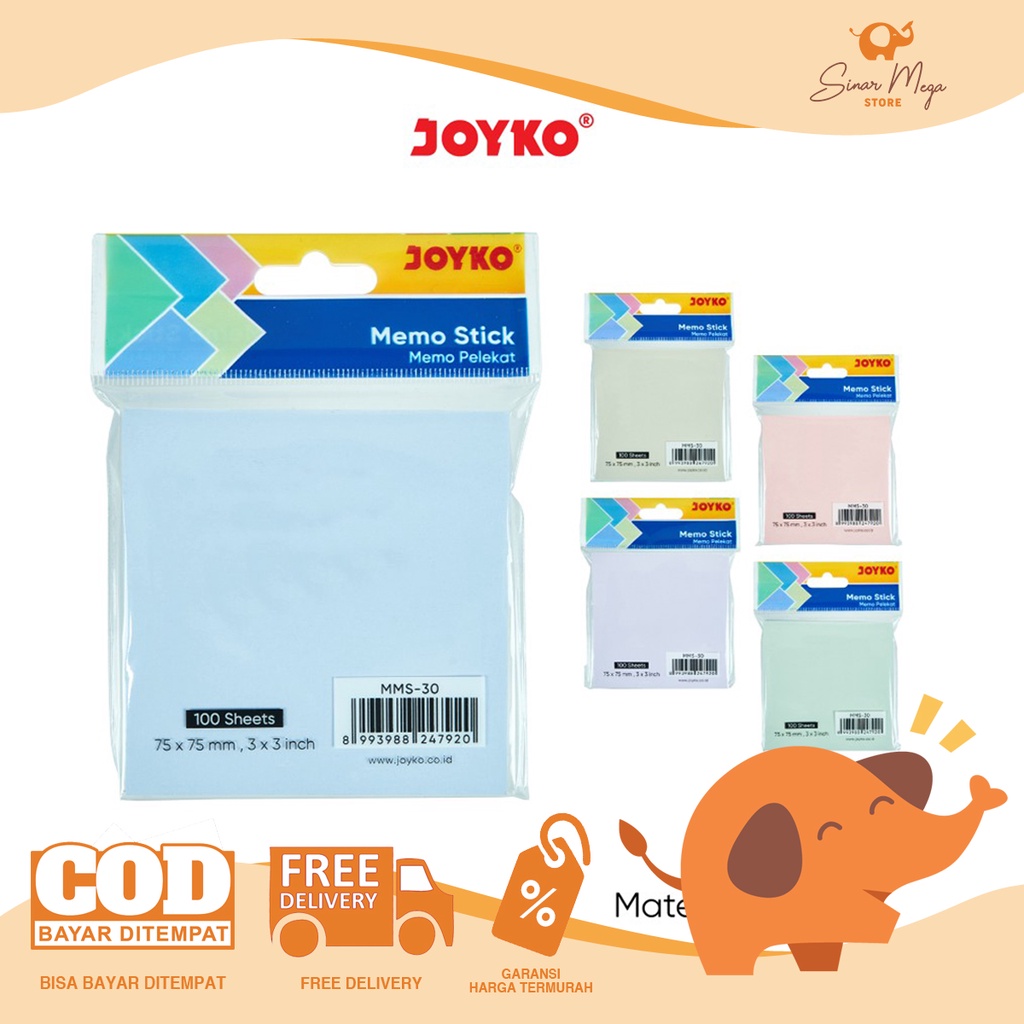New!! Memo Stick MMS 30colors/unique Cute Sticky Notes | Shopee Malaysia