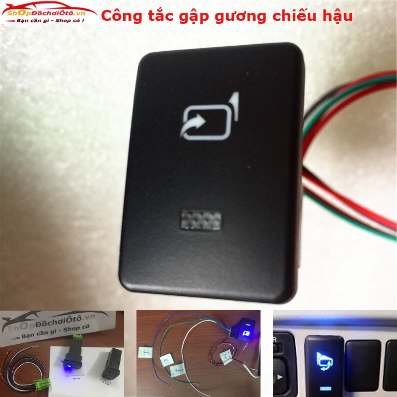 Rearview mirror folding switch with light | Shopee Malaysia