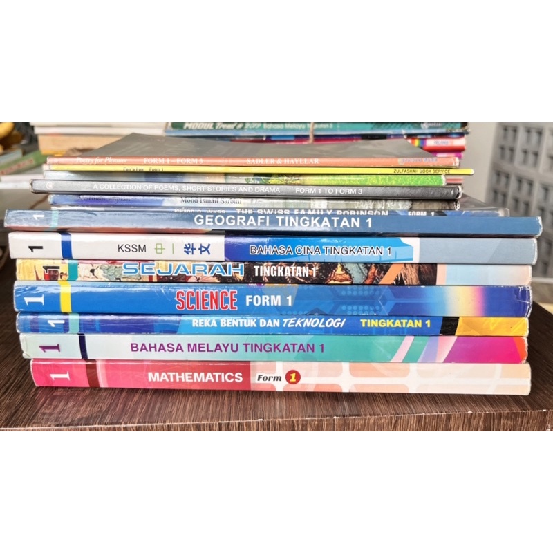 Second Hand KSSM Textbook Form 1 Tingkatan 1 Set BM Math Science ...