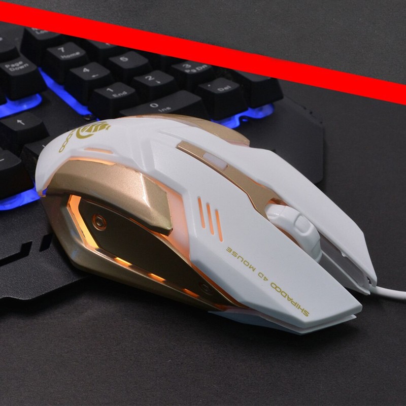 SHIPADOO S190 S150 Ergonomic Wired Gaming Mouse Computer USB Optical ...