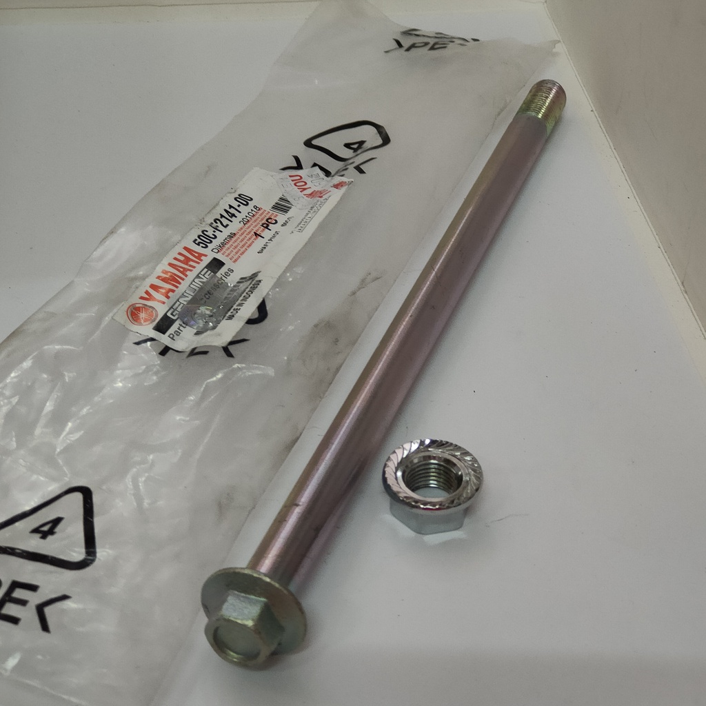 LC135-V1 ( ORIGINAL) REAR WHEEL SHAFT WITH NUT | Shopee Malaysia