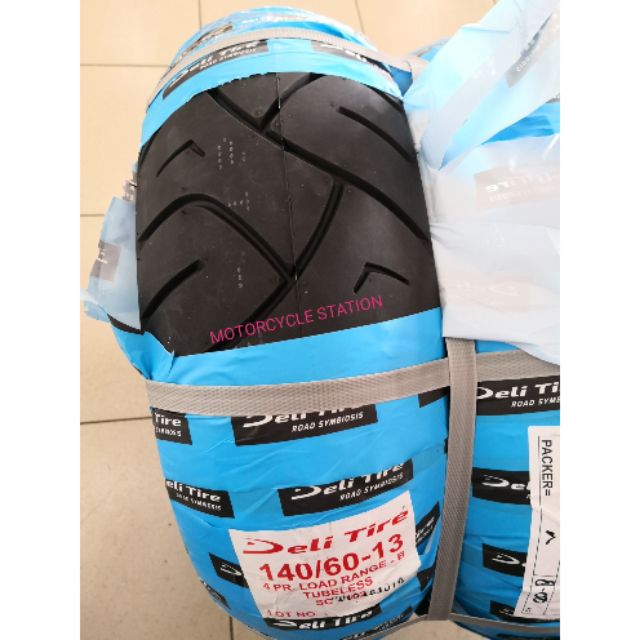 DELI TIRES 140/60-13 For NEW EVO250I (REAR) | Shopee Malaysia