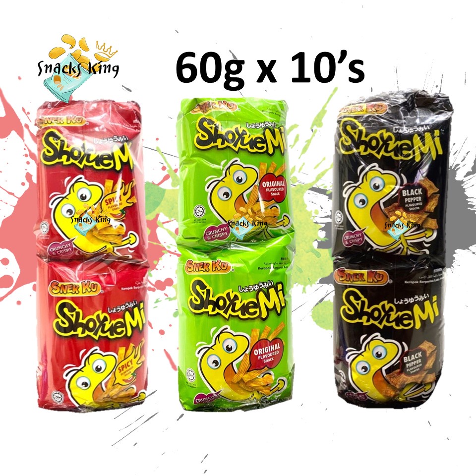 Snek Ku Shoyuemi Crispy Cracker Snack / Keropok Snek Ku Shoyuemi 10pcs ...