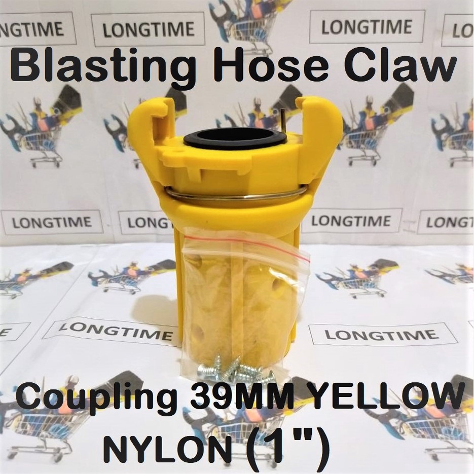 Blasting Hose Claw Coupling 39mm Yellow Nylon Blast Chicago Coupling 1 ...