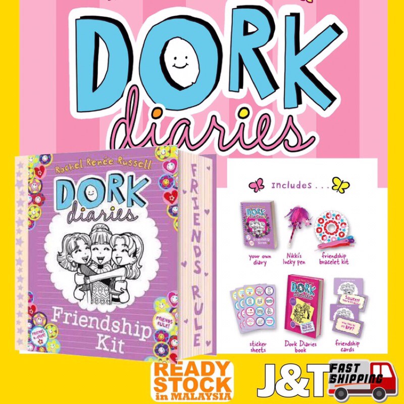 Authentic 🥰Dork Diaries: Friendship Kit | Shopee Malaysia