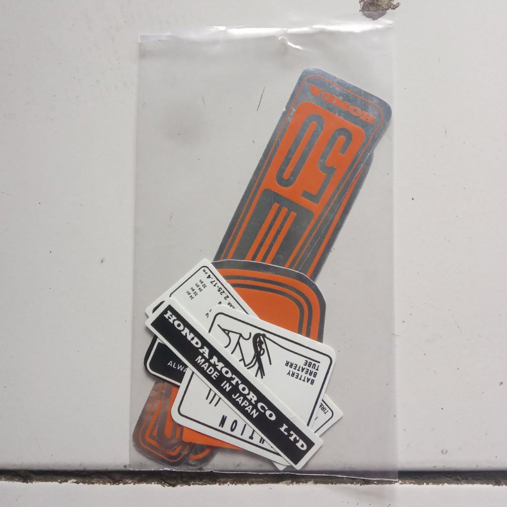 Striping sticker honda C50 ori | Shopee Malaysia