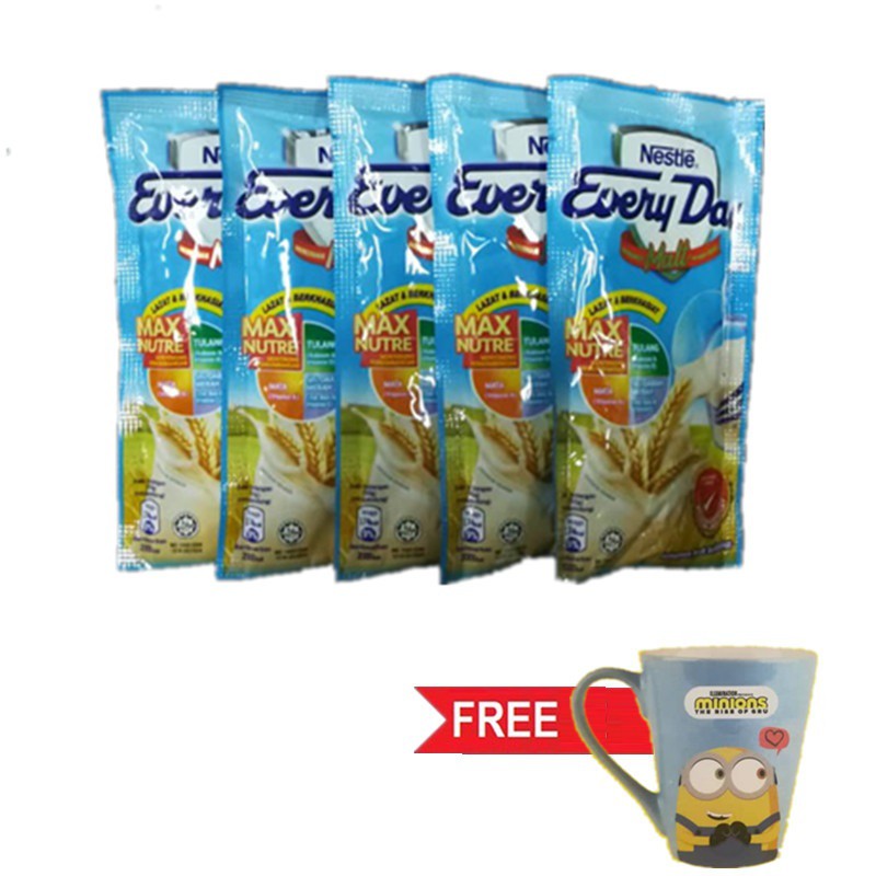 Nestle Everyday Malt 1.6kg (32x50g) FREE Minions Mug | Shopee Malaysia