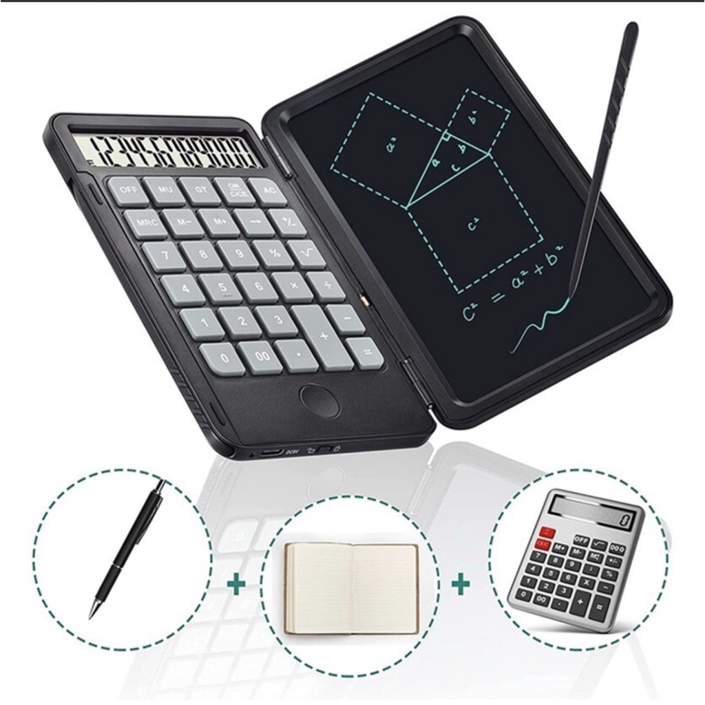 Rechargeable Tablet Calculator Electronic Notepad Small Digital ...