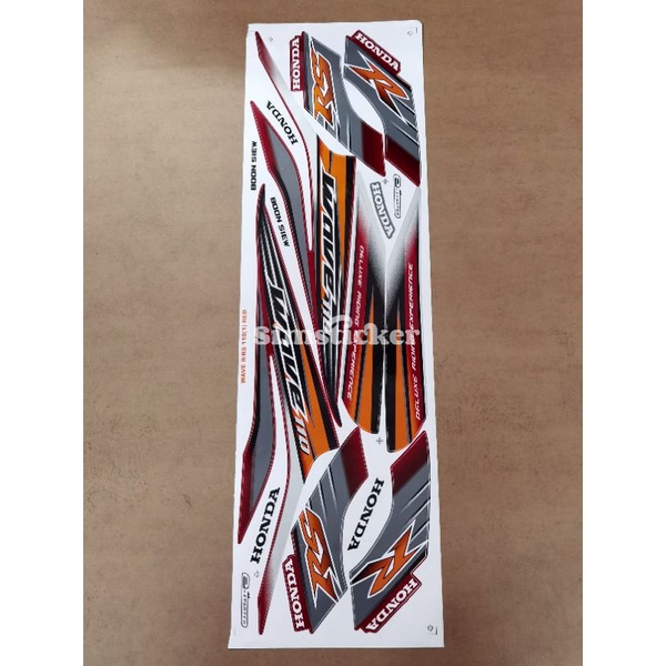 HONDA WAVE 110 R/RS BODY STICKER | Shopee Malaysia