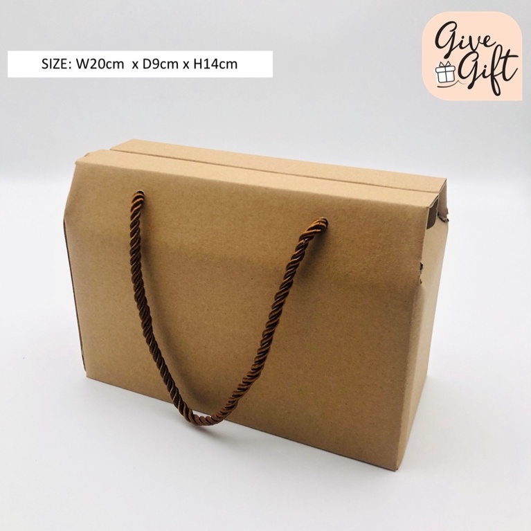 Small Gift Box With String for DIY Packaging 20x14x9cm | Shopee Malaysia