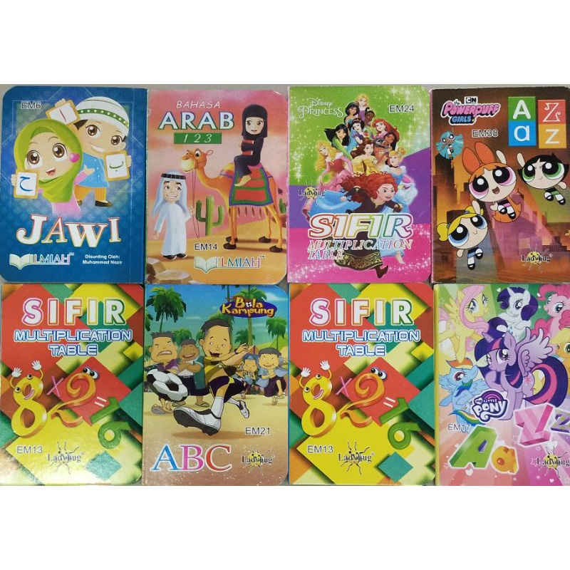 🔥TERMURAH🔥Ladybug Publishing Children Early Learning Mini Educational ...