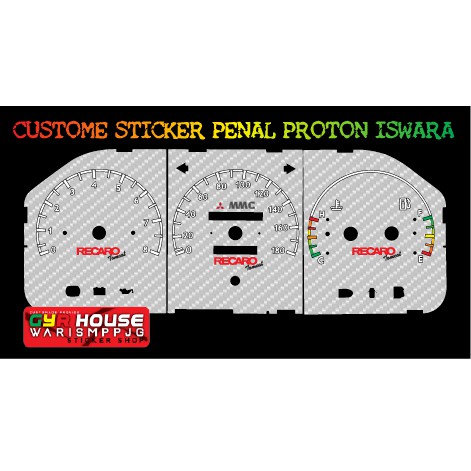 STIKER METER PROTON ISWARA,STIKER CUSTOM,STIKER METER ,STIKER PAPAN ...