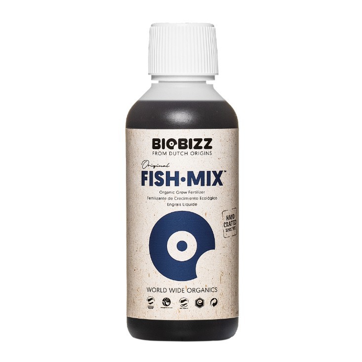 BioBizz Fish Mix 250ml (NPK Fertilizer 5-1-4, Soil Beneficial Organism ...