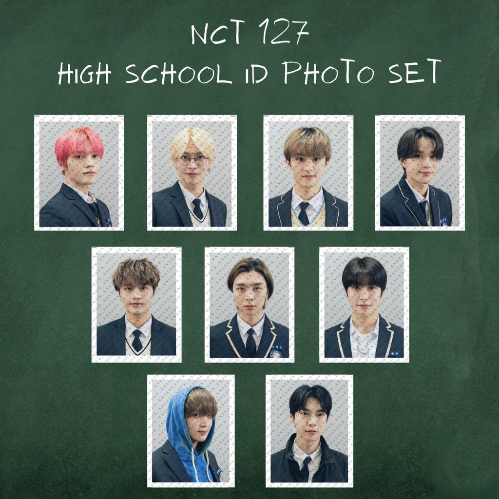 Nct 127 HIGH SCHOOL ID PHOTO SET | Photo Pass | Shopee Malaysia