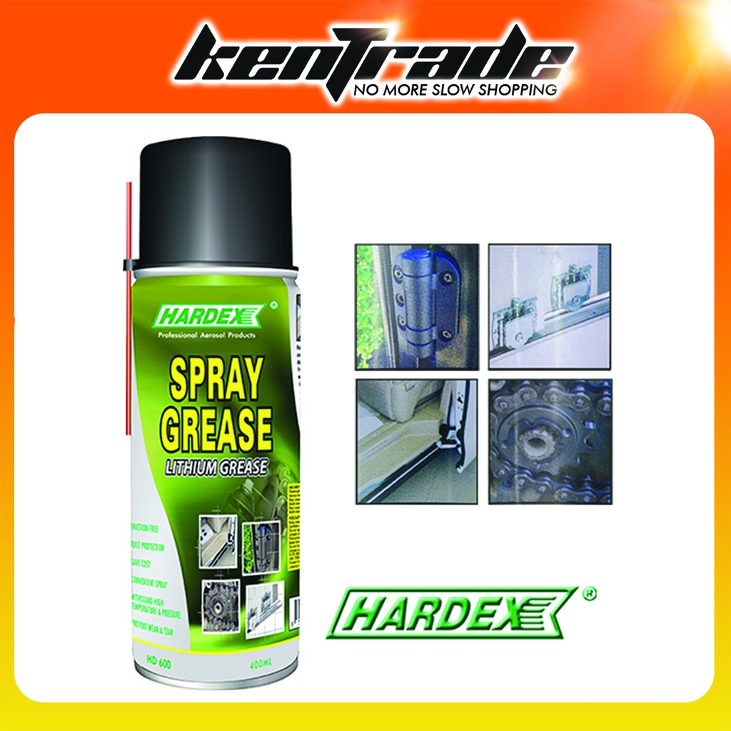 Hardex Spray Grease Lithium Grease Minyak Grease Spray / Lithium Grease ...
