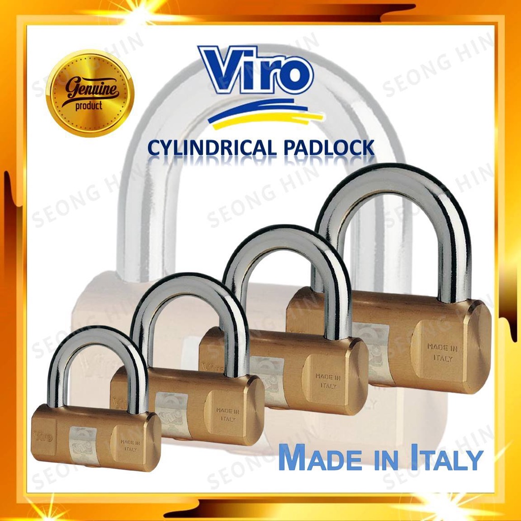 VIRO 50mm / 60mm / 70mm / 80mm HEAVY DUTY HAMMER TYPE CYLINDRICAL BRASS ...