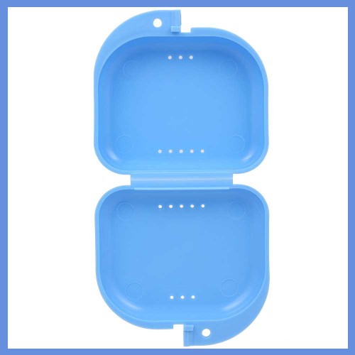 Denture Box Denture Case Dental False Teeth Cleaning Box Denture Bath ...