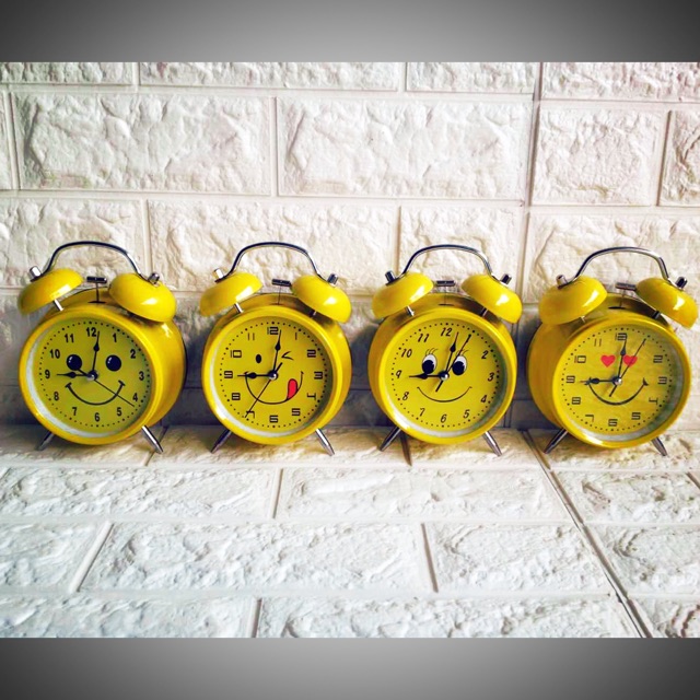 🔥Ready stock 🔥alarm clock#jam loceng#smile face#clock | Shopee Malaysia