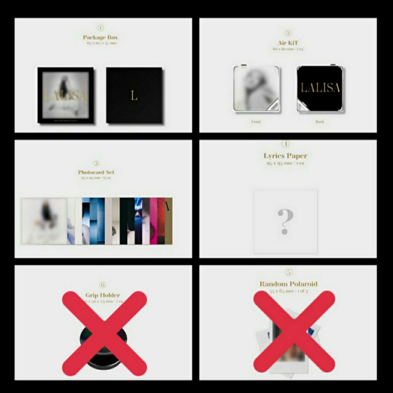 BLACKPINK LISA FIRST SINGLE ALBUM LALISA | LALISA KiT ALBUM | LISA KiT ...