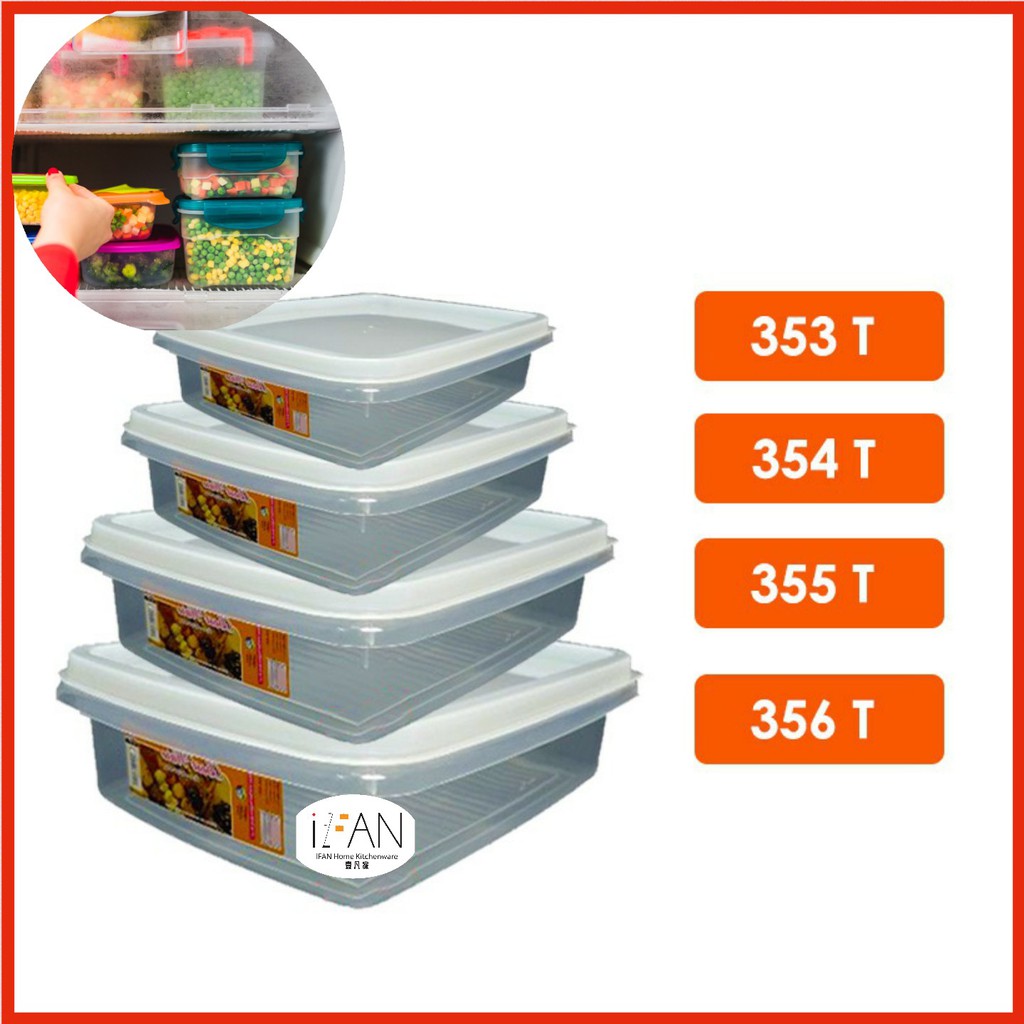 4 SIZES | BESTWARE | 353/354/355/356/T Rectangle Tupperware/Container ...