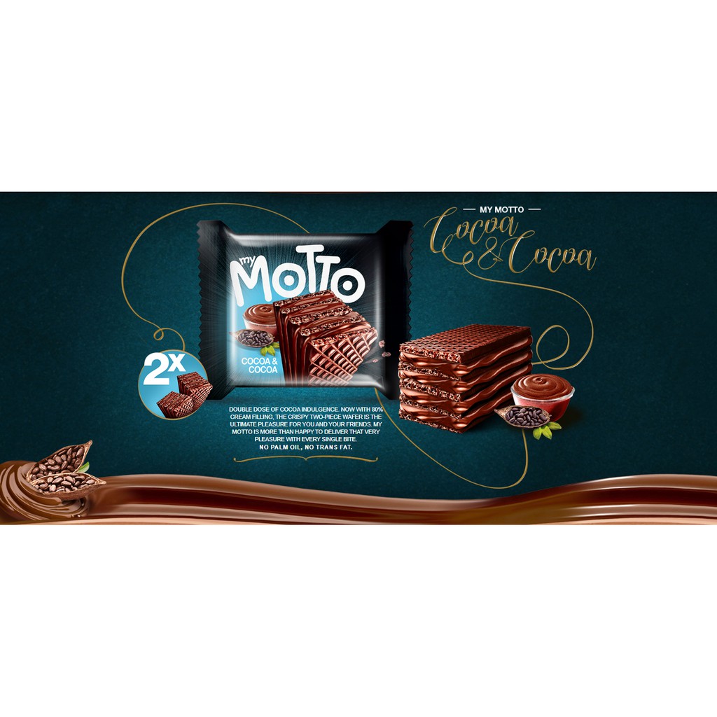 [ CLEARANCE PROMO] My Motto Cocoa Wafer (20pcs in a box) | Shopee Malaysia