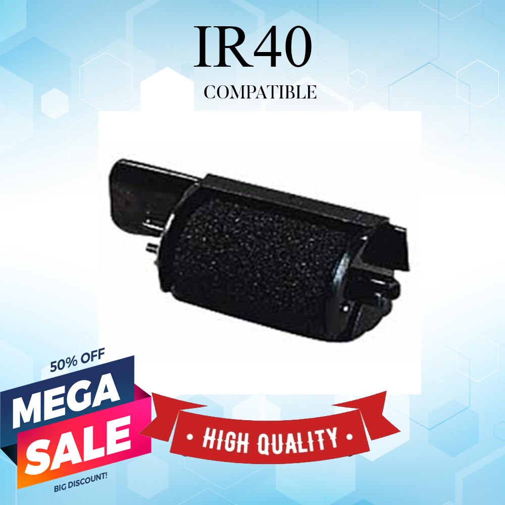 IR-40 IR40 IR30 IR-30 INK ROLLER CASH REGISTER for SHARP / CASIO / AURORA / OLYMPIA XE-A107 XE ...