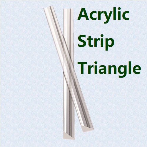 Acrylic Strip Clear Acrylic Bar 30 cm Plexiglass Stick Decorative ...