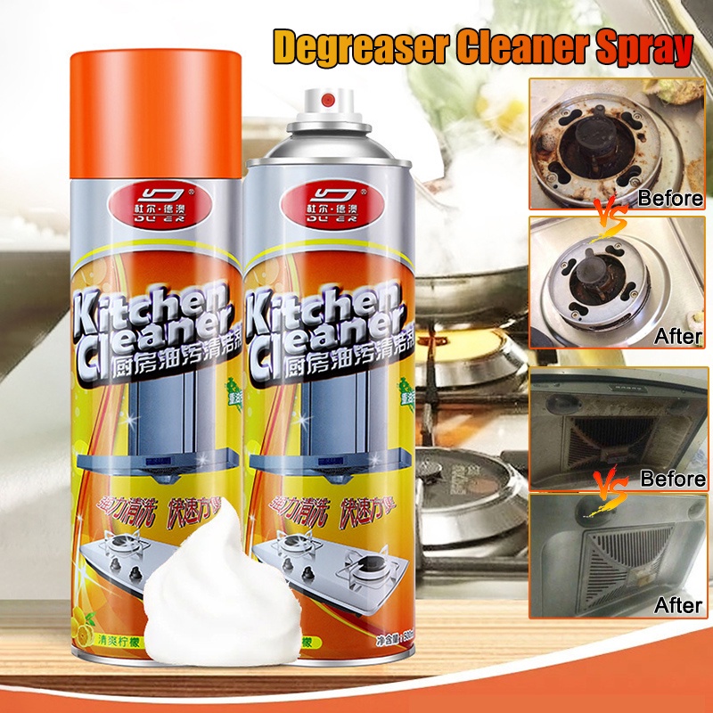 C-Mall Kitchen Spray Cleaner Kitchen Oil Stain Cleaner Remover grease cleaner kitchen degreaser ...