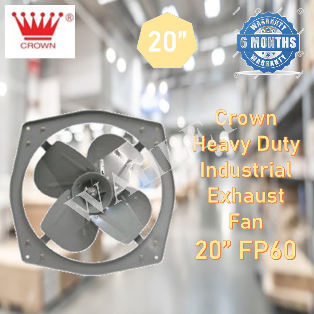 CROWN INDUSTRIAL FAN, 20" FP50 HEAVY DUTY INDUSTRIAL EXHAUST FAN ...