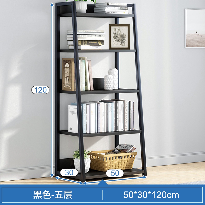 3 4 5 Tiers Steel Book Shelf Steel Rack Storage Rack Modern Style ...