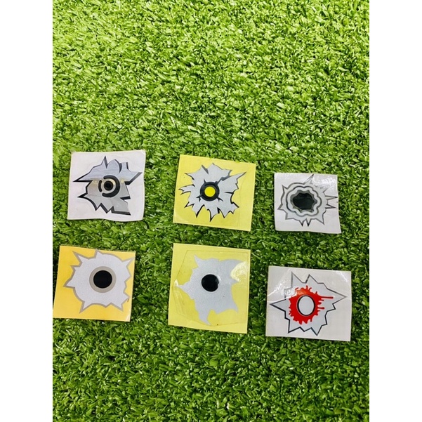 STICKER PELURU TEMBAK CUTTING PANTUL CAHAYA (KECIK) 👍 | Shopee Malaysia