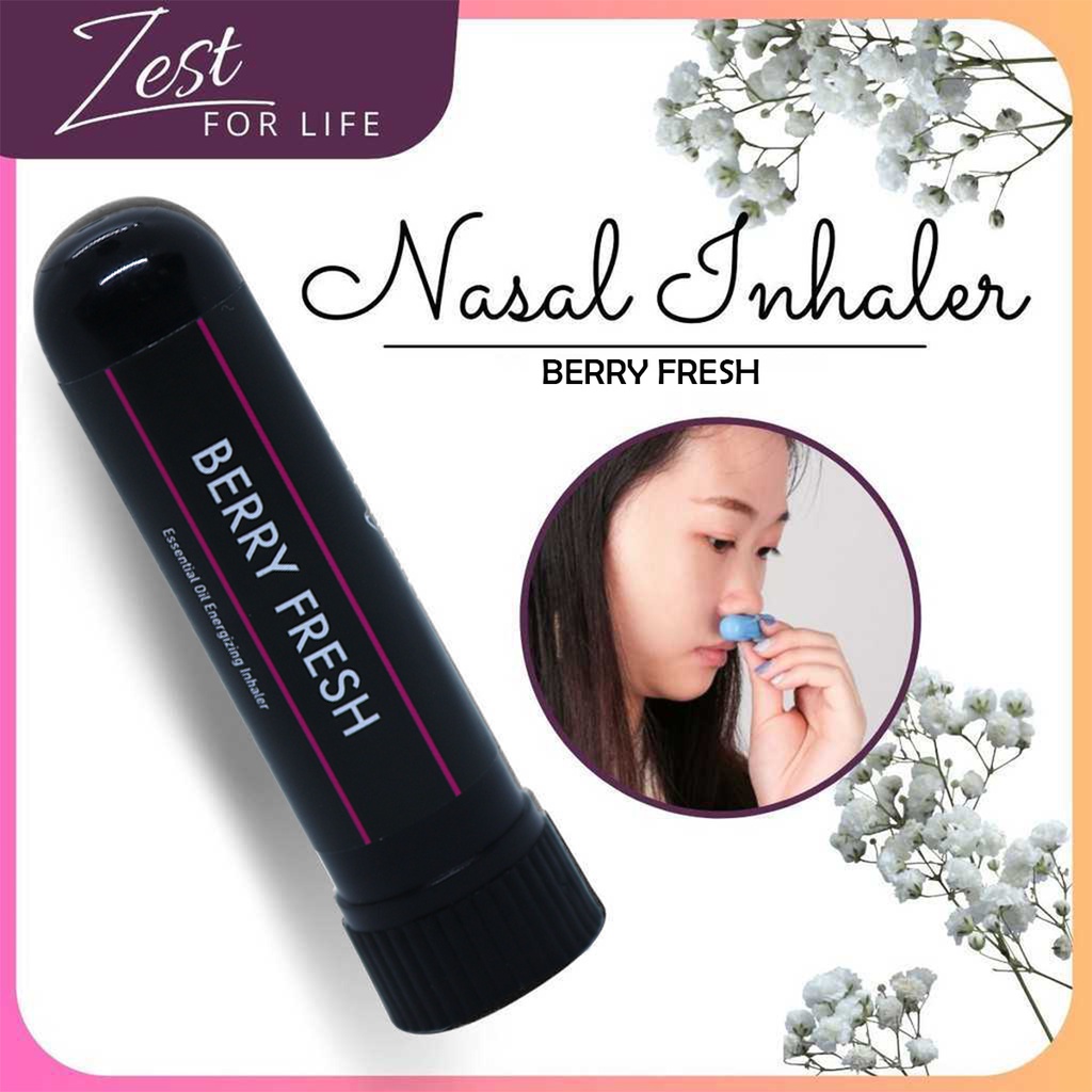 Berry Fresh Inhaler Essential Oil Aromatherapy 香精油 Nasal Flu Sinus ...