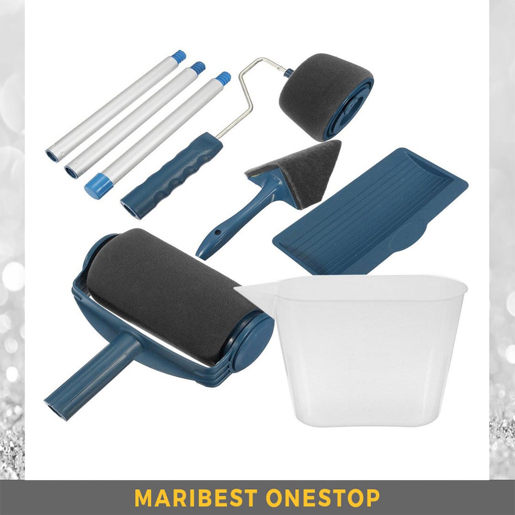 Smart Paint Roller Brush Set Diy Wall Paint Brush Roller Kit Alat ...