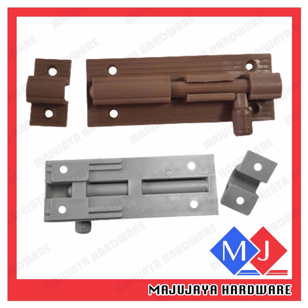 PVC Quality Plastic PVC Door Bolt Slug Latch Security Door Slide Shed ...