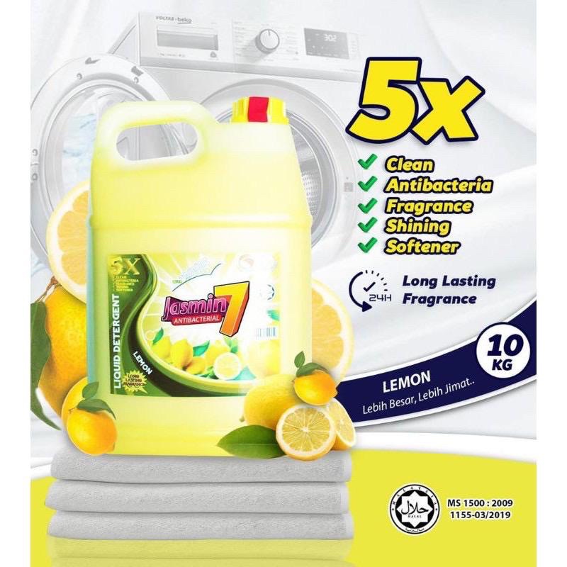 🌸 Jasmin7 Sabun Basuh Antibacterial Softener (5 in 1) Laundry Detergent ...