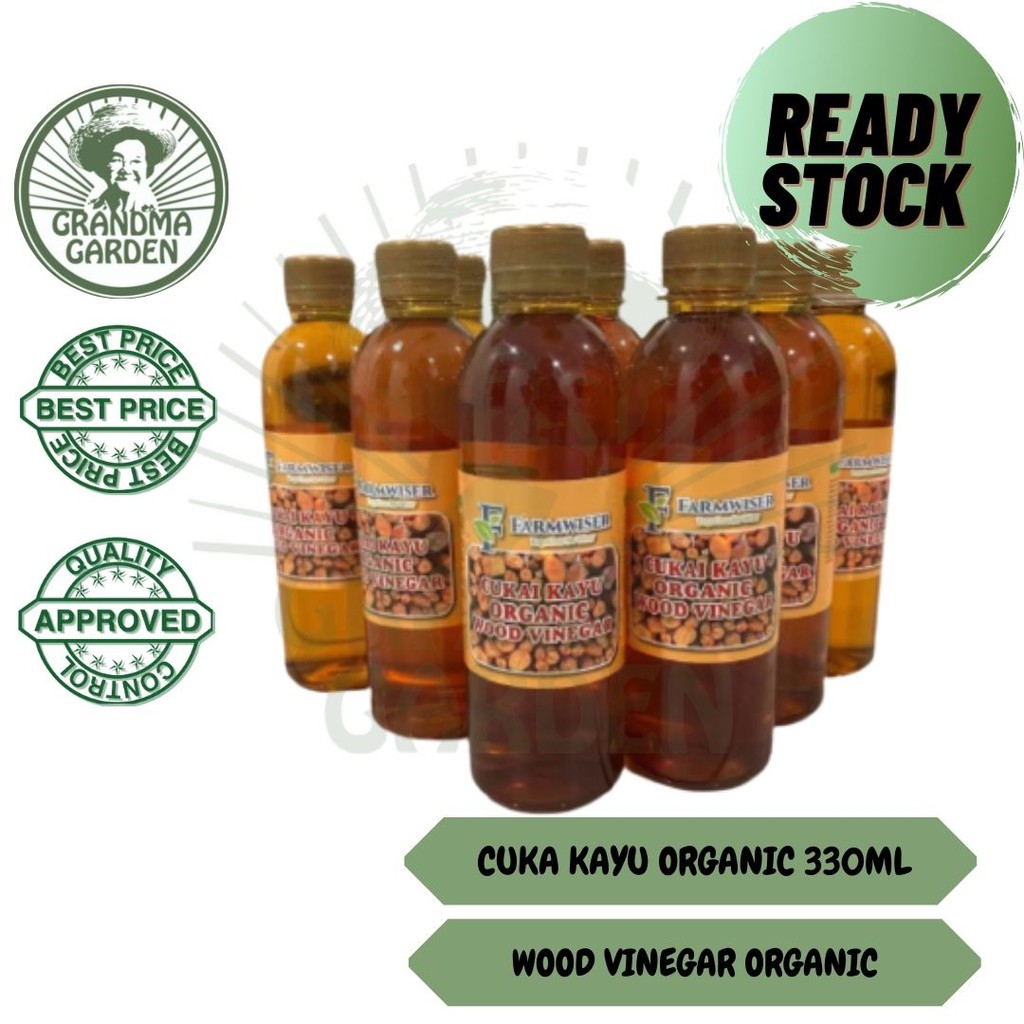 👵 TANAMAN CUKA KAYU ORGANIC 500ML / ORGANIC WOOD VINEGAR ANTI SERANGGA POKOK PERTUMBUHAN POKOK ...