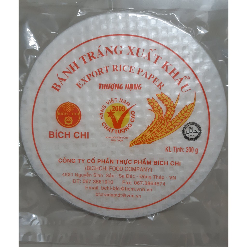 Bich Chi Vietnam Rice Paper Popiah Spring Roll Paper 300g | Shopee Malaysia