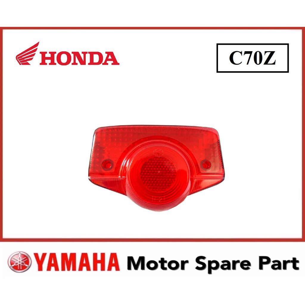 HONDA C70Z TAIL LENS ASSY CERMIN TUDUNG COVER CAP LAMPU BELAKANG EKOR ...