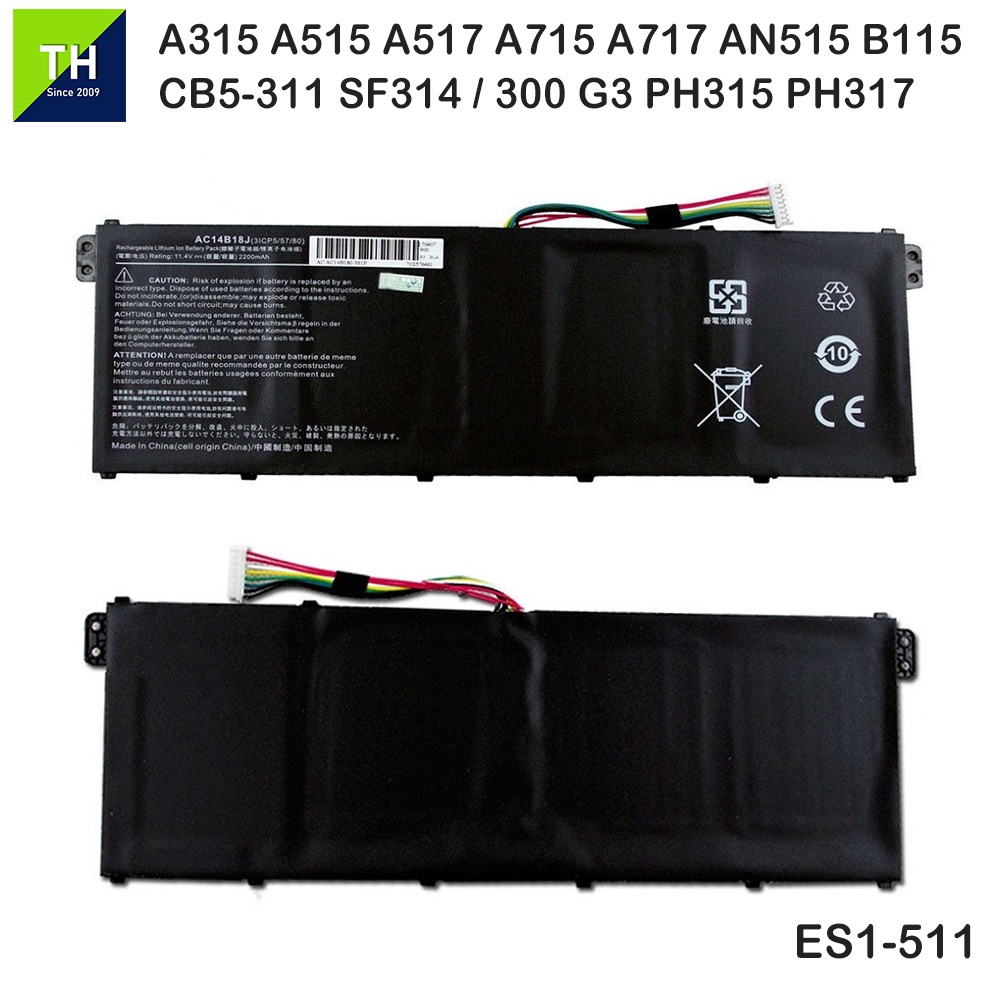Acer ES1-511 Swift 3 SF314-51 Predator Helios 300 G3-571 PH315-51 ...