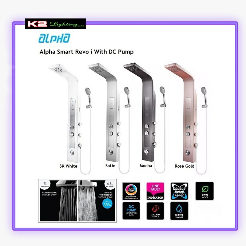 ALPHA SMART REVO I DC PUMP INSTANT WATER HEATER | Shopee Malaysia