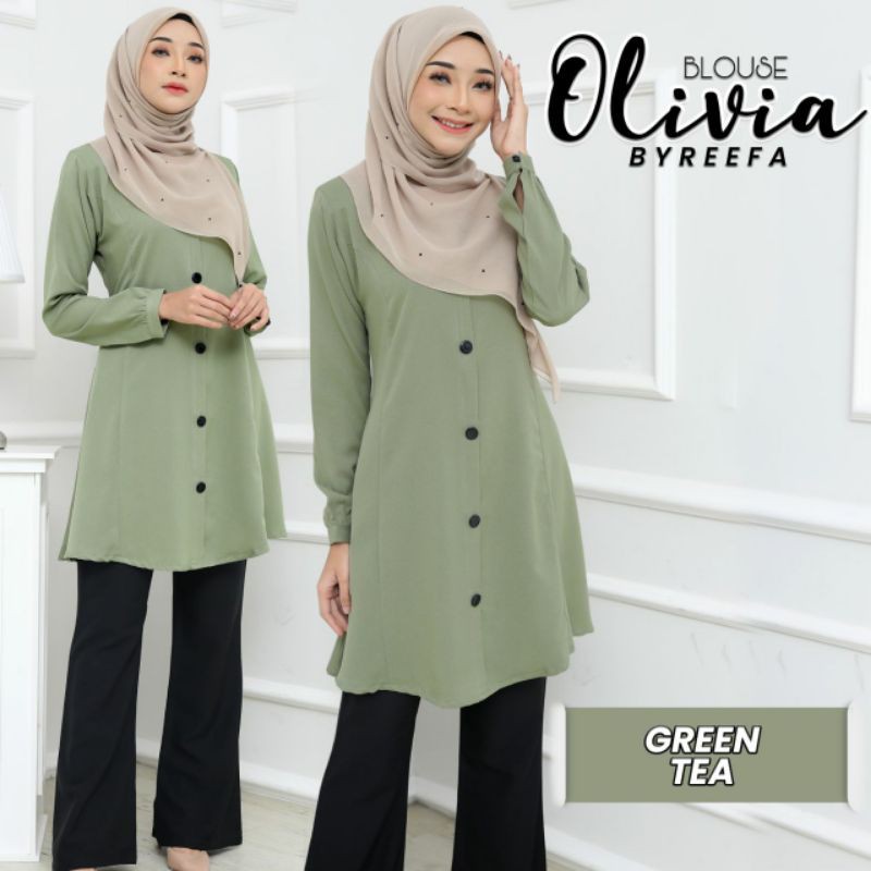 🔥🔥 HOT SALES buy 3 RM99🔥🔥 blouse olivia by reefa 🔥 | Shopee Malaysia
