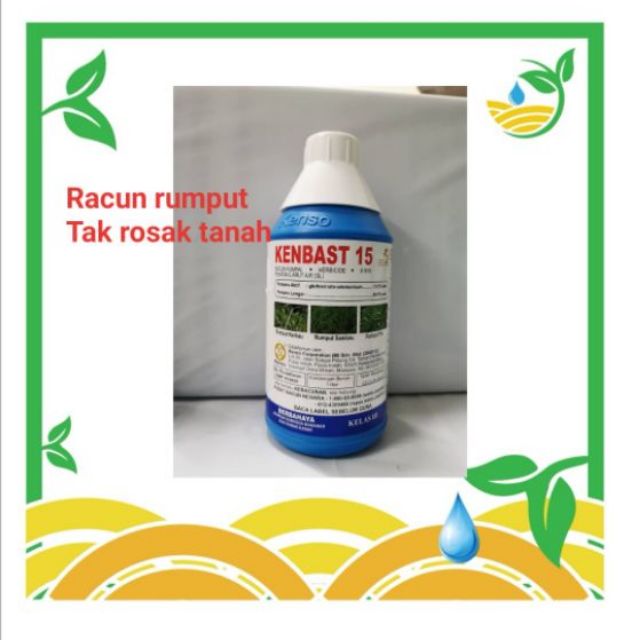 Kenbast 15 1Liter Racun Rumput Glufosinate Ammonium 13.5 % | Shopee ...
