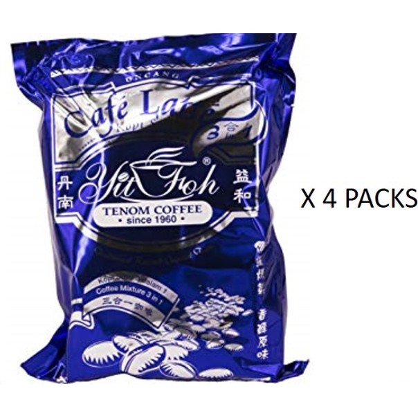 Kopi Tenom Coffee Cafe Latte Yit Foh 3 in 1 (4packs) | Shopee Malaysia