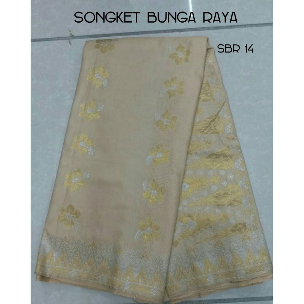 Kain Pasang Songket Tenun Bunga Raya | Shopee Malaysia