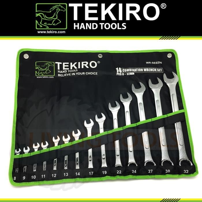 Tekiro Combination Wrench Set 14pcs Combination Wrench TEKIRO 8-32mm ...