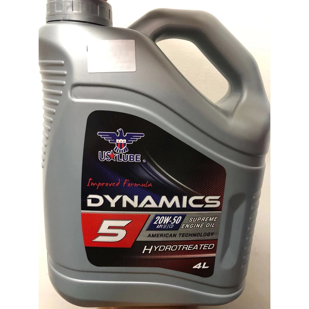 US LUBE DYNAMICS 20W50 SUPREME ENGINE OIL 4L | Shopee Malaysia