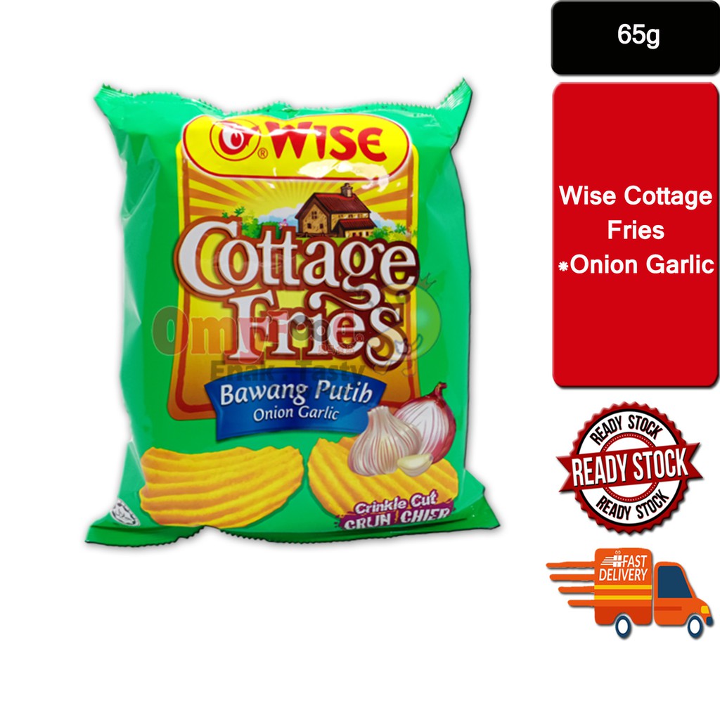 60g BigPack Wise Cottage Fries[BBQ/Tomato/Hot&Spicy/Onion Garlic/Sweet Thai Chilli/Sea Salt ...