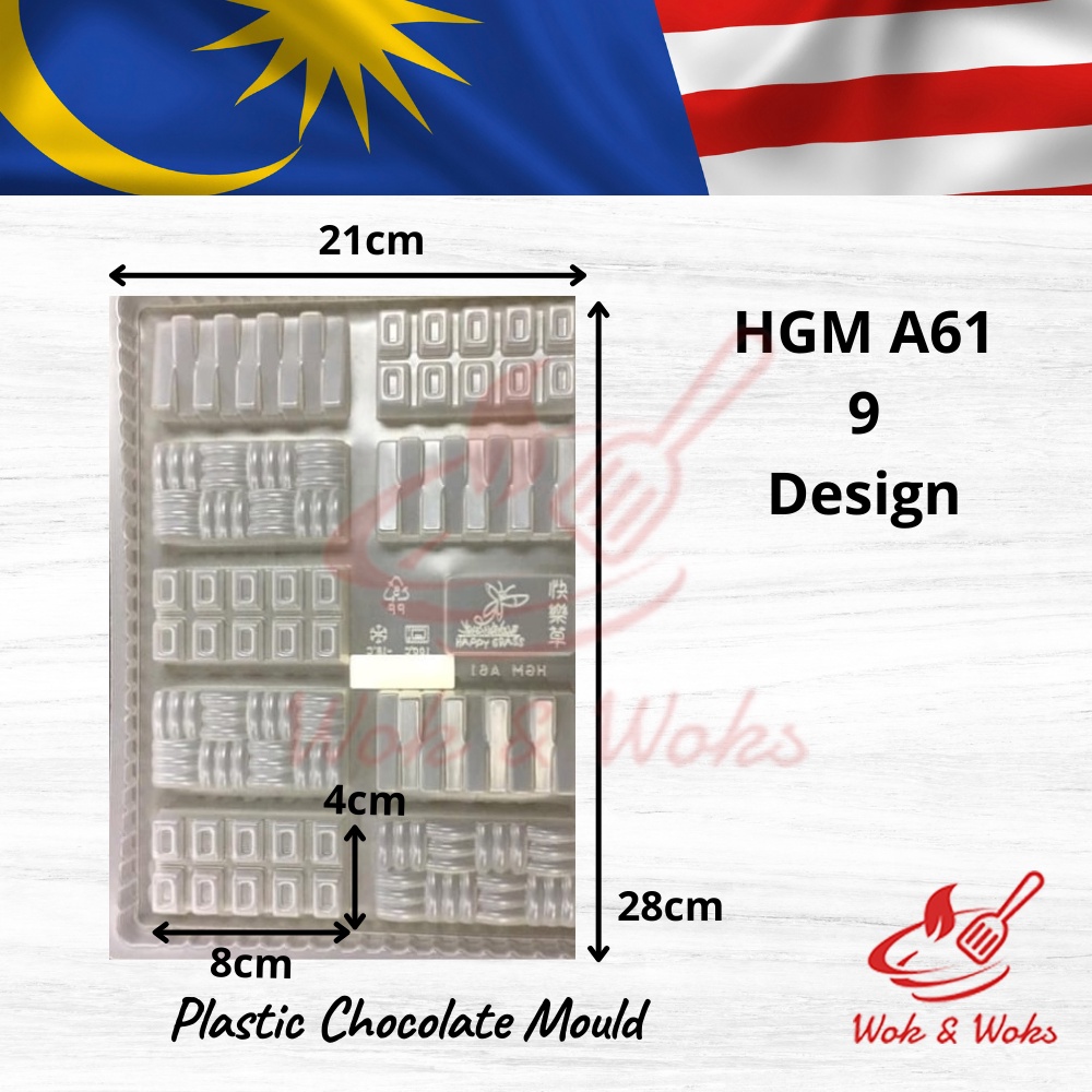 Plastic Chocolate Mould / Acuan Coklat Plastik | Shopee Malaysia